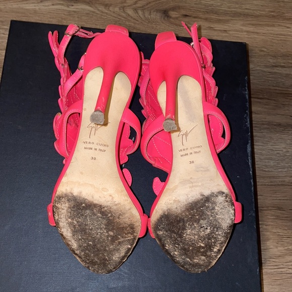 Giuseppe Zanotti | Shoes | Giuseppe Winged Pink Coline Heels | Poshmark